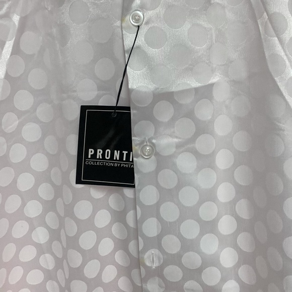 Shirts | Pronti Collection Size Large Dress Shirt For Men Color White ...